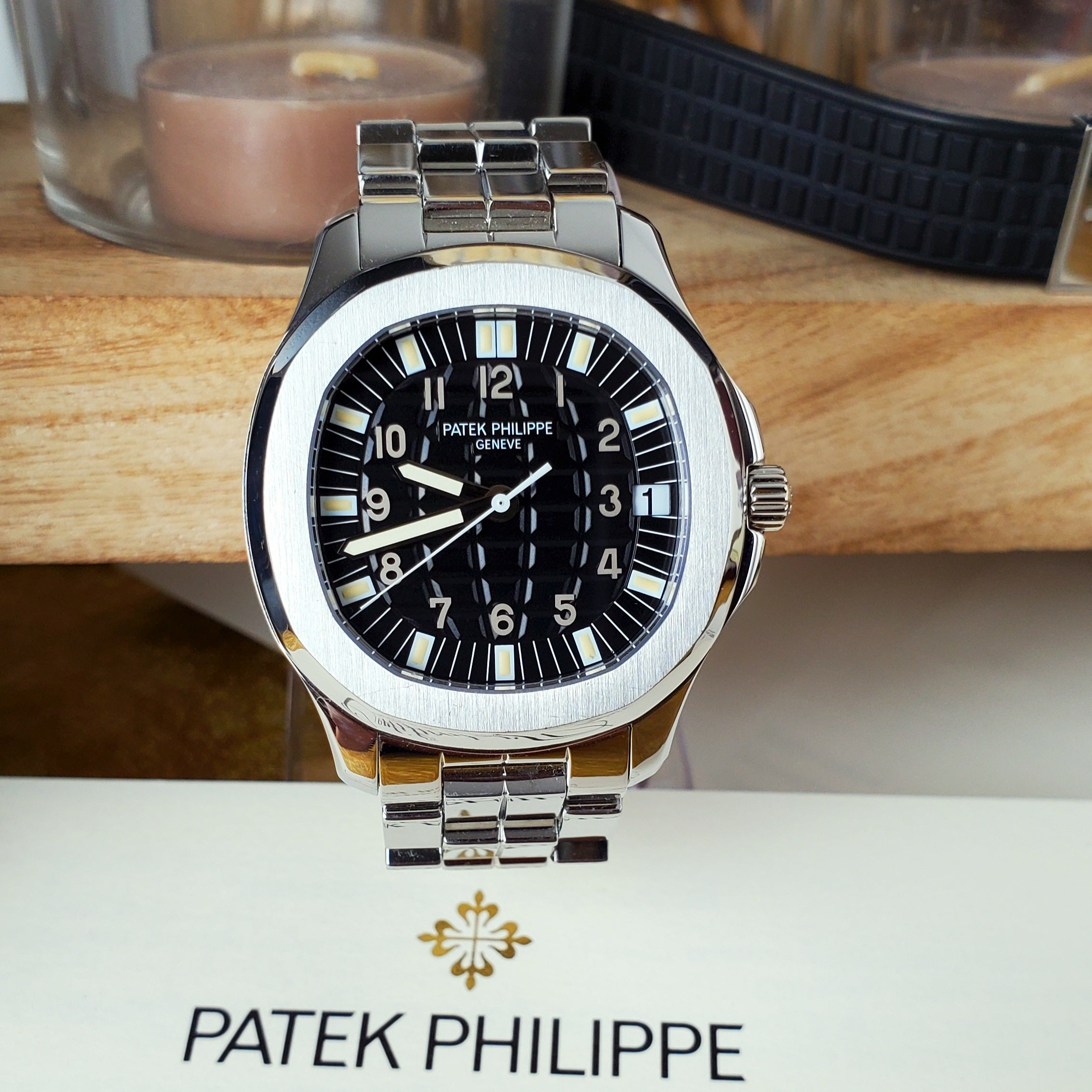 Patek Philippe Super full set Jumbo Aquanaut including 2 year Patek wa ...